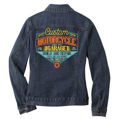 Custom Motorcycle Since 1993. Build And Repair Ladies Denim Jacket By ...