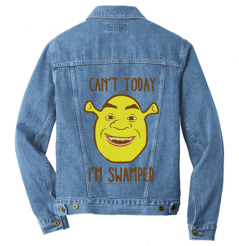 Shrek Face Can't Today I'm Swamped Men Denim Jacket By Nhan0105 ...