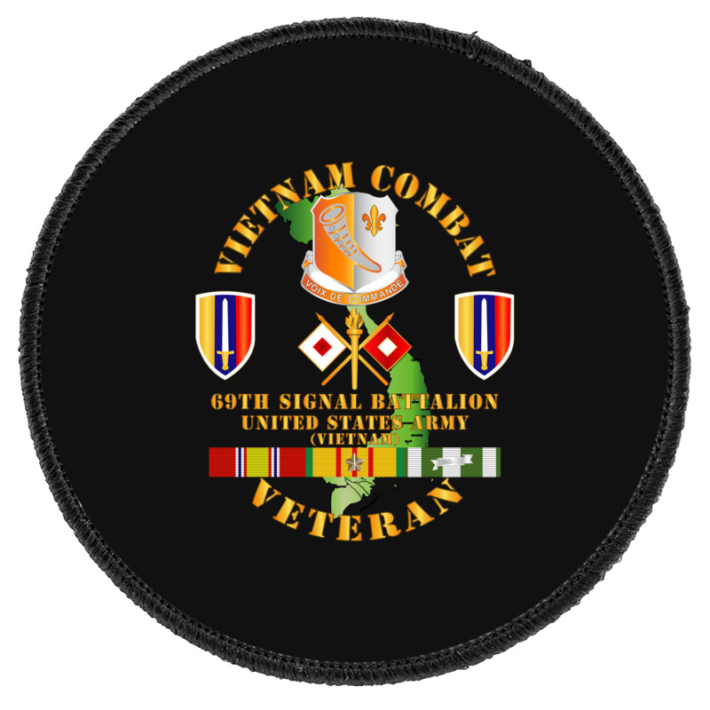 Army - Vietnam Combat Vet W 69th Signal Bn Dui - Usarv W Vn Svc Round ...