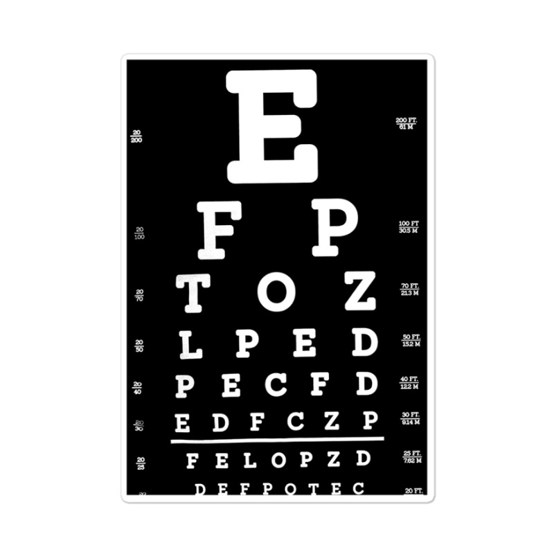 Custom Eye Test Chart, Eye Test Charts, The Eye Test Chart, Eye Test ...