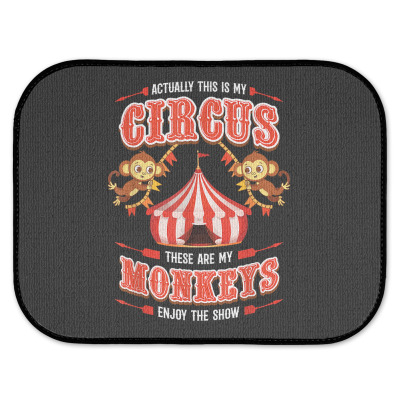 This Is My Circus And These Are My Monkeys Circus Carnival Rear Car Mat ...