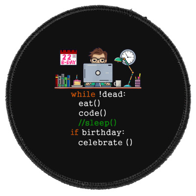 Mens 22nd Birthday I Software Engineer & Coder I Eat Code Sleep Round ...