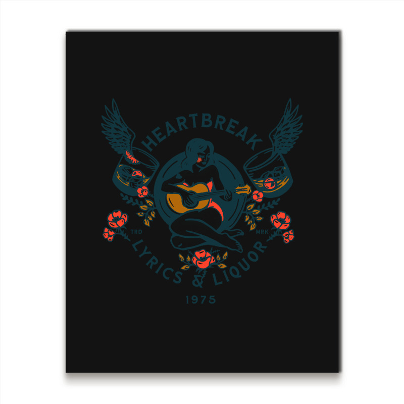 Heartbreak Lyrics, Heartbreak Lyrics Art, Heartbreak Lyrics Painting ...