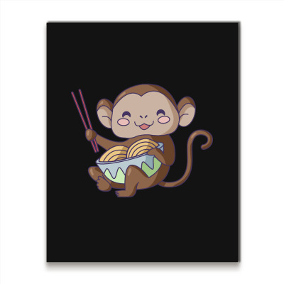 Monkey With Ramen, Monkey With Ramen Art, Monkey With Ramen Painting ...