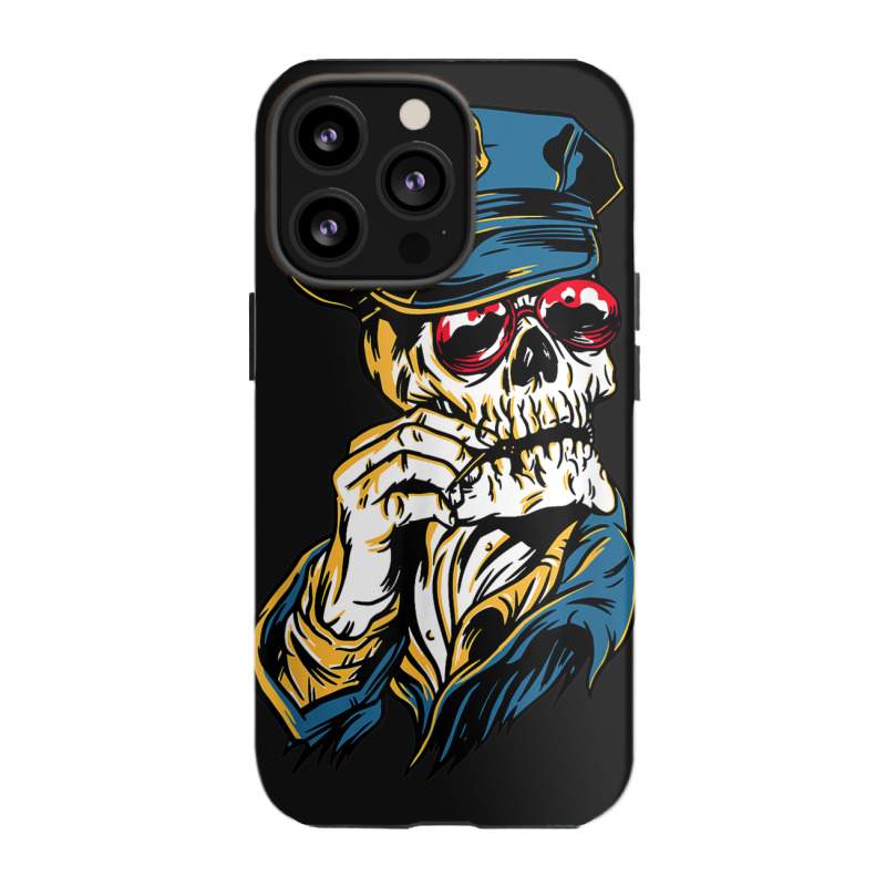 Police Uniform Skeleton Blood Carnival Fancy Dress Police Officer ...