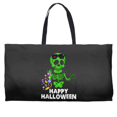 Skeleton Salting Candy Cone Happy Halloween Costume Day Kids Weekender ...