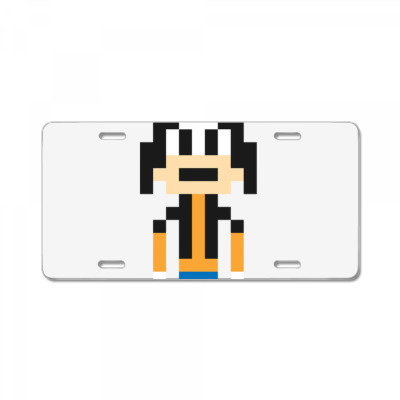 Goofy Pixel Character Goofy License Plate By Baikteman - Artistshot