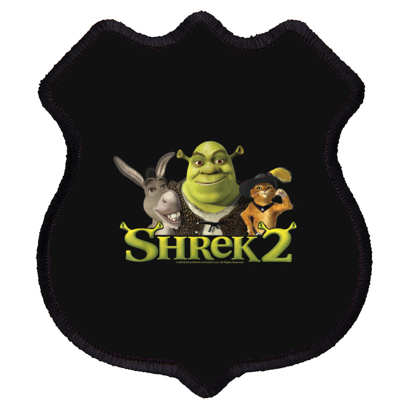 Shrek 2 Donkey _amp_ Puss In Boots Best Friends Shield Patch By ...