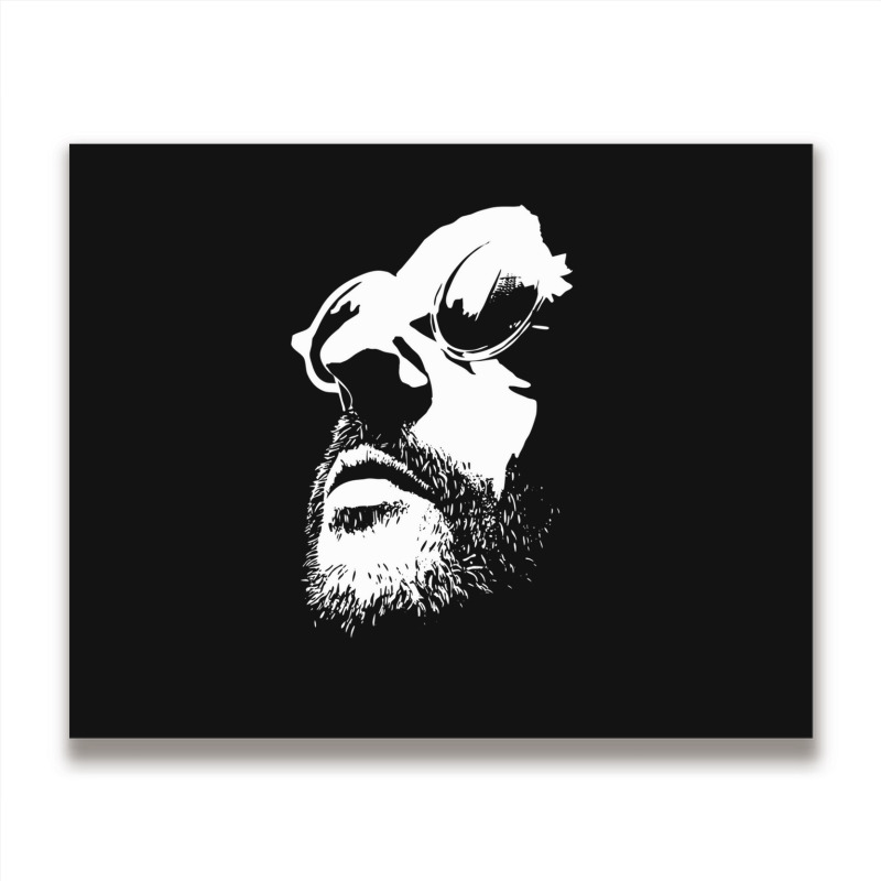 Lèon Movie Black And White Vectorized 3 Gift Metal Print Horizontal By ...