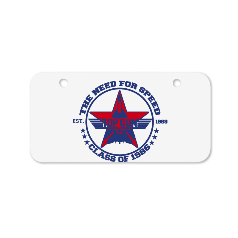 Custom Top Gun Class Of 86 Bicycle License Plate By Smile 4ever ...