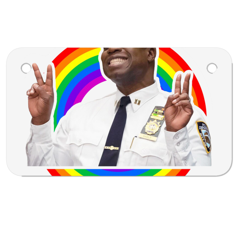 Raymond Holt Pride From B99 Motorcycle License Plate By Wirahasa - Artistshot