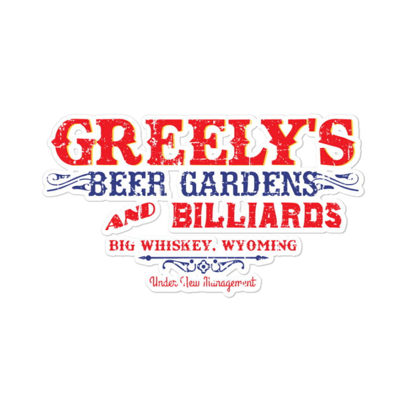 Greelys Beer Garden & Billiards From Unforgiven Unforgiven Sticker By ...