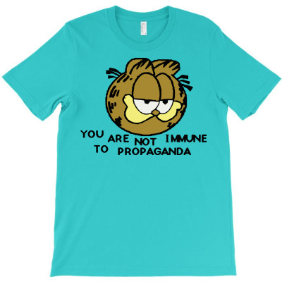 You Are Not Immune To Propaganda Garfield T-shirt By Artwoman - Artistshot