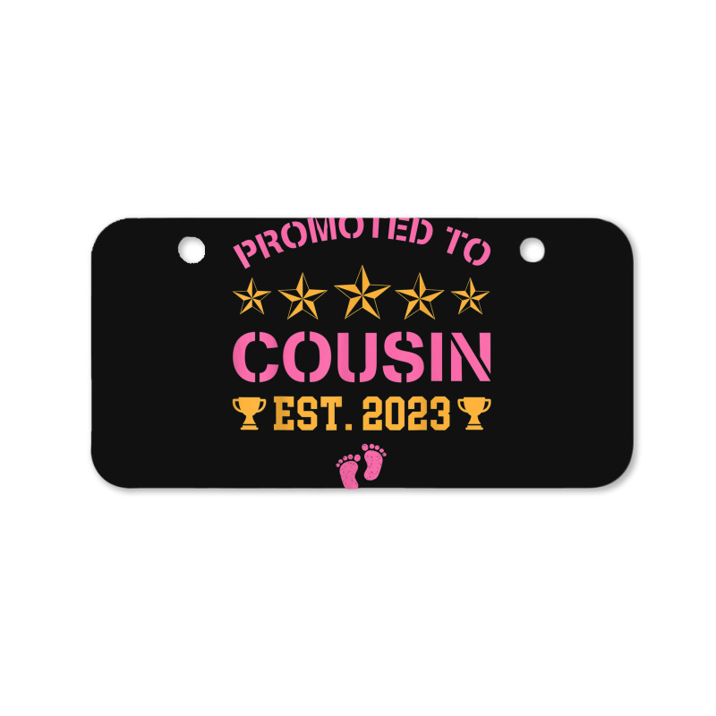 Cute Promoted To Big Cousin 2023 Soon To Be Cousin 2023 Girl Bicycle ...