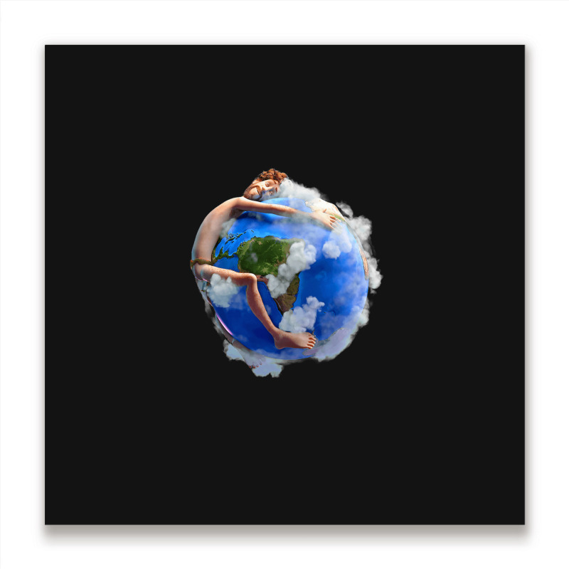 We Love The Earth - Lil Dicky Earth Hug Metal Print Square By Lukereyes ...