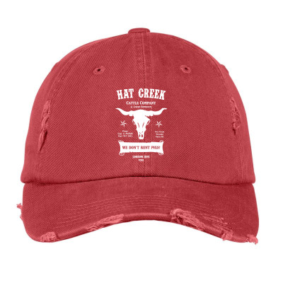 Custom Hat Creek Cattle Company Vintage Cap By Cole Tees - Artistshot