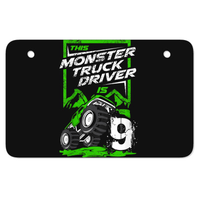 Kids This Monster Truck Driver 9 Year Old Monster Truck Birthday Atv ...