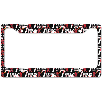 Kids 7 Years Old Boy Baseball Player 7th Birthday Kids License Plate ...