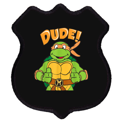 Teenage Mutant Ninja Turtles Michelangelo Dude Shield Patch By ...