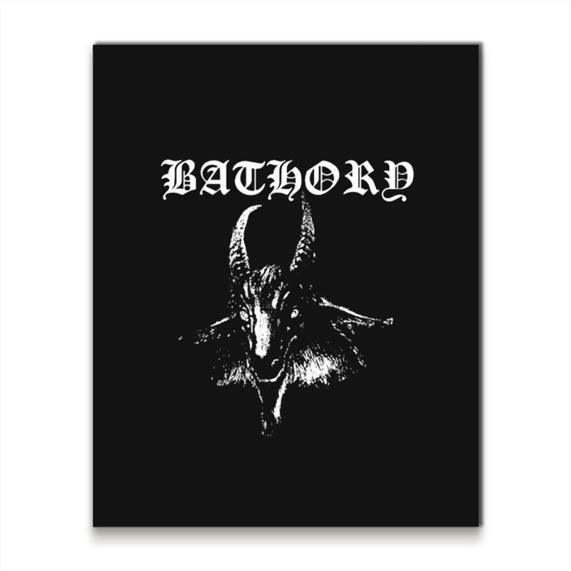 Custom Bathory Goat, Bathory, Goat, Bathory Goat Vintage, Bathory Goat Painti Metal Print ...