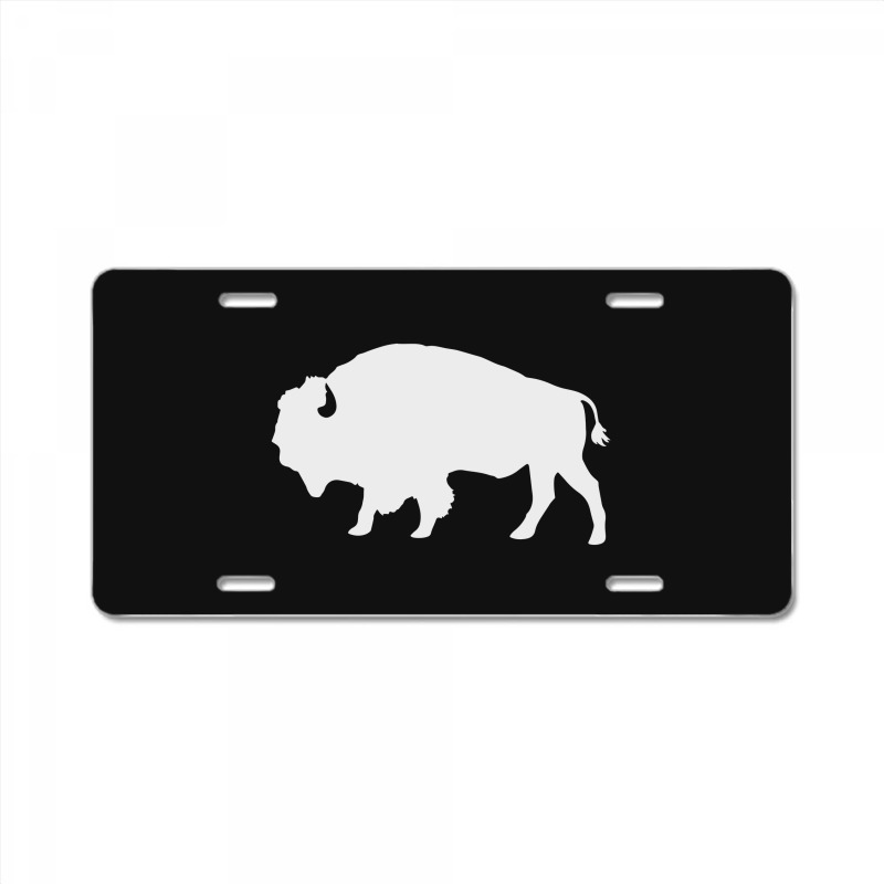 Bison Buffalo License Plate By Yoyoh - Artistshot