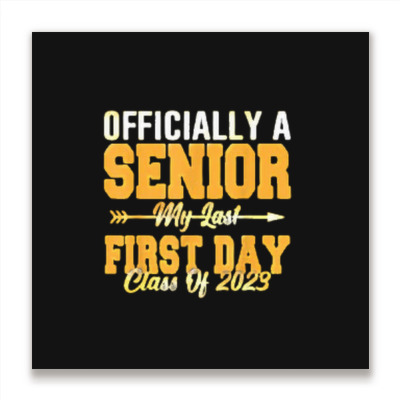 Custom My Last First Day Senior 2023 Back To School Class Of 2023-my ...