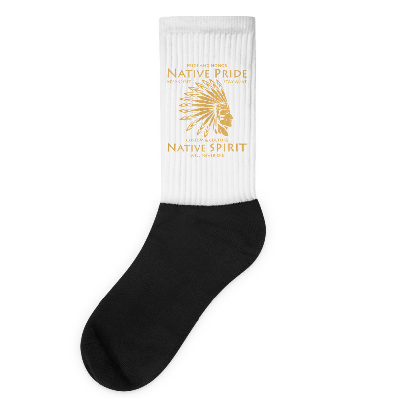 Double Sided Seal Of The Cherokee Nation Native American T Shirt Socks ...