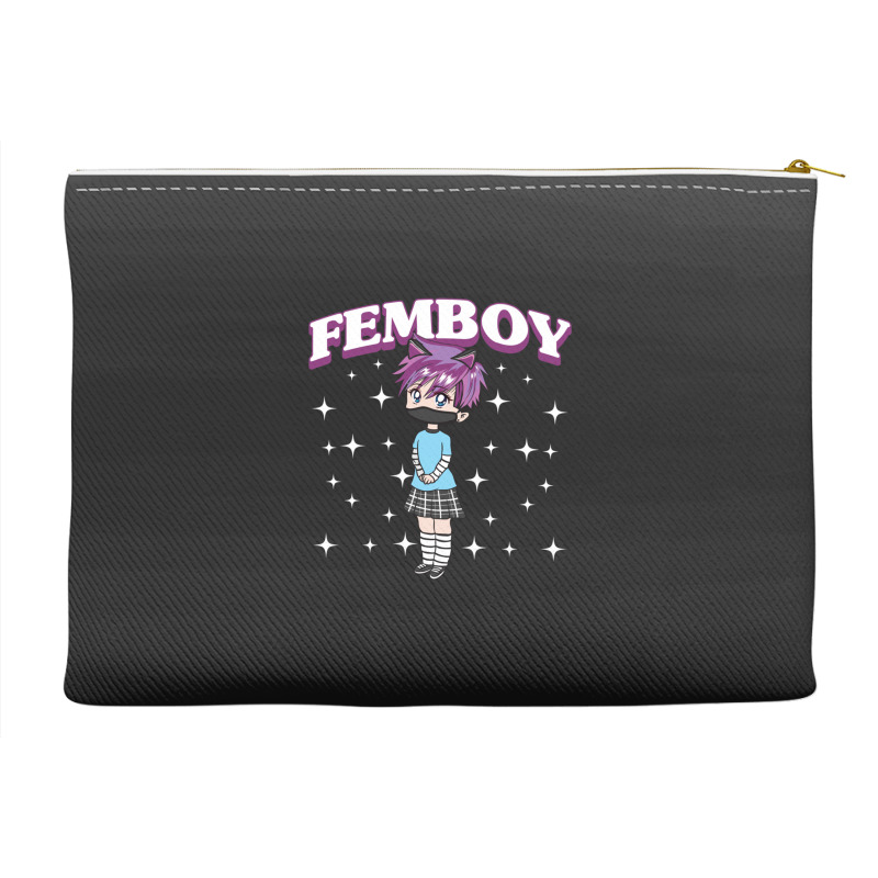 Femboy Chibi Anime Boy Kawaii Sissy Lgbt Weeb Accessory Pouches By Cm ...