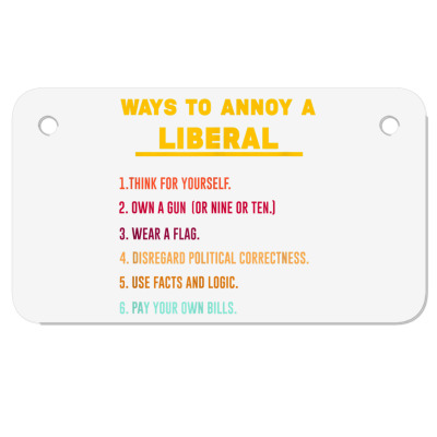 Republican Ways To Annoy A Liberal, Funny Conservatives Gift T Shirt ...