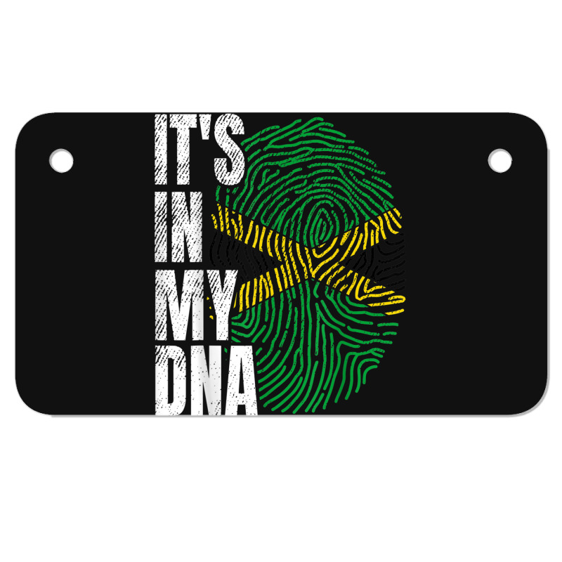 It's In My Dna Jamaican Flag Jamaica Boy Girl Gift Motorcycle License ...