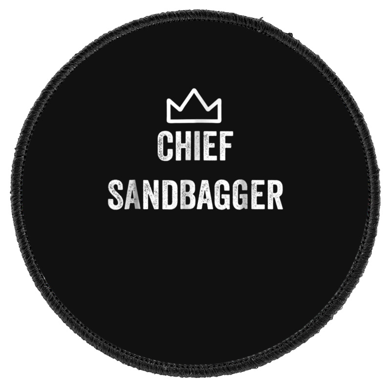 Chief Sandbagger Golf Meme Bjj Chess Sandbag Round Patch By ...