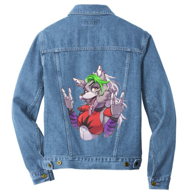 Roxanne Wolf Five Nights At Freddy S Men Denim Jacket By Cm-arts ...