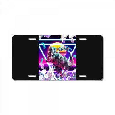 Dinosaur Rave Raving T Rex For Friend License Plate By Cassidywise ...