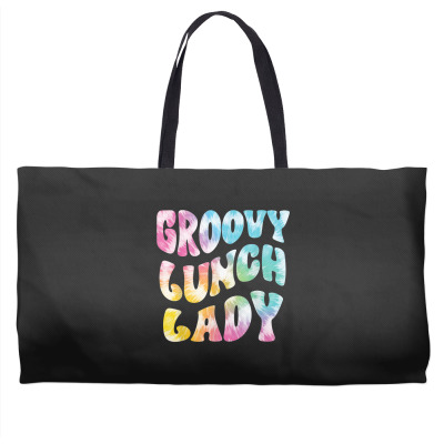 Groovy Lunch Lady Cafeteria Canteen Vintage Groovy Tie Dye Weekender ...