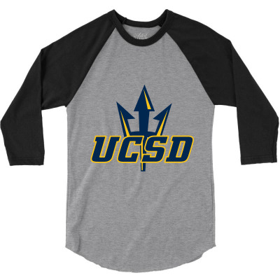 Ucsd, Tritons 3/4 Sleeve Shirt By Rameutuk - Artistshot