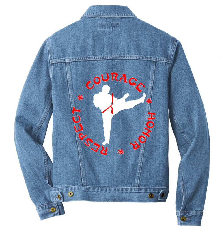 Courage Honor Respect Taekwondo Martial Arts Fighter Boxer Premium Men ...