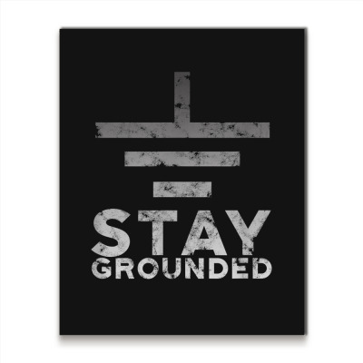 Grounded Electrical Engineering Symbol Engineers Recording Metal Print ...