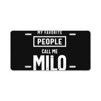Milo Personalized Name Birthday Gift License Plate By Cidolopez ...