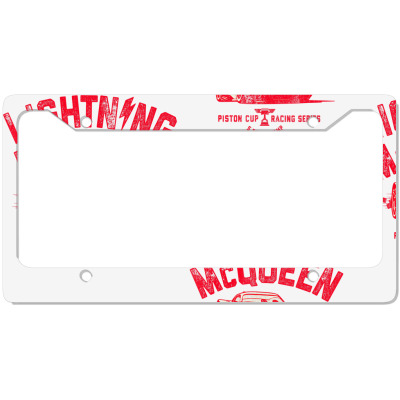 Super Cars 3 Lightning Mcqueen Vintage C1 License Plate Frame By ...