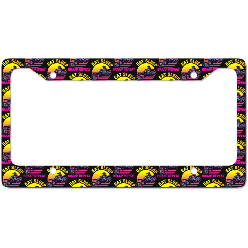 Eat Sleep And Ride Motocross License Plate Frame By Jerhogen528 ...