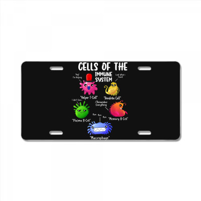 Cells Of The Immune Systems Biology Cells Science License Plate By ...