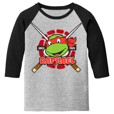 Teenage Mutant Ninja Turtles Raphael Since 1984 Youth 3/4 Sleeve By ...