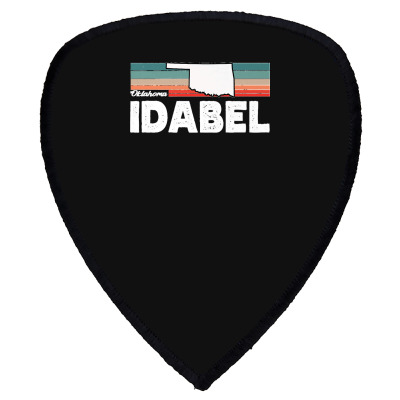 Mens Vintage Retro Idabel Ca Tourist Native Oklahoma Premium Shield S ...