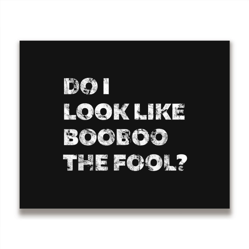 Custom Black Mom Booboo The Fool Quote Word Art Design Metal Print ...