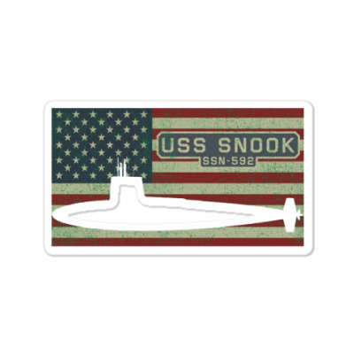 Custom Uss Snook Ssn 592 Nuclear Attack Submarine Vintage Usa American ...