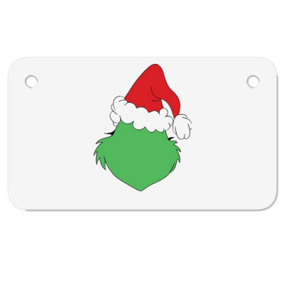 Dr. Seuss The Grinch Motorcycle License Plate By Desembark - Artistshot