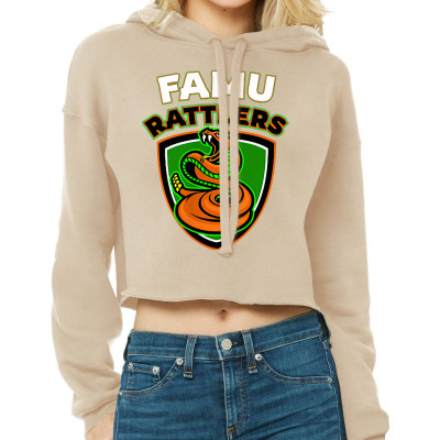 Famu Rattlers Hbcu Pocket Mascot T Shirt Cropped Hoodie By ...