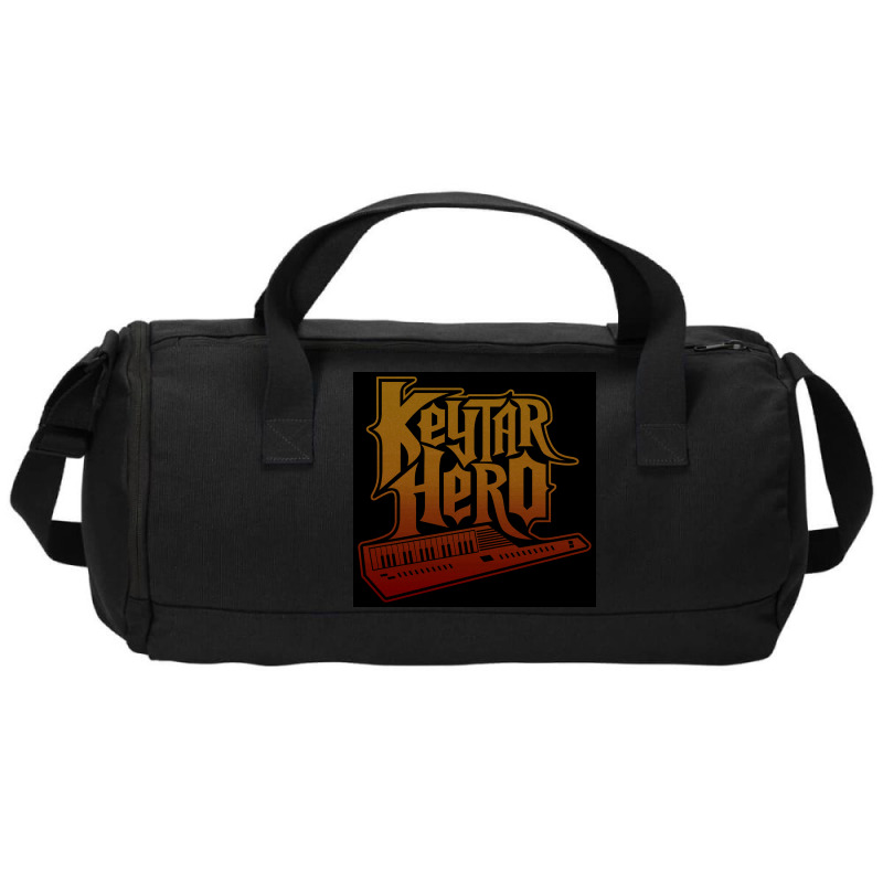 Keytar Hero Poster Duffel Bag By Cerseytol - Artistshot