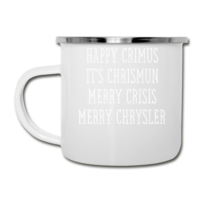 Happy Crimus It's Chrismun Merry Crisis Funny Christmas Long Sleeve T ...