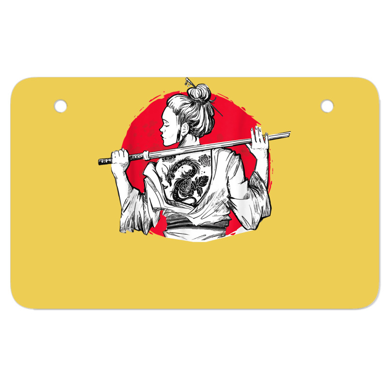 Samurai Japanese Geisha Japan Art Kawaii Japanese Culture Atv License ...